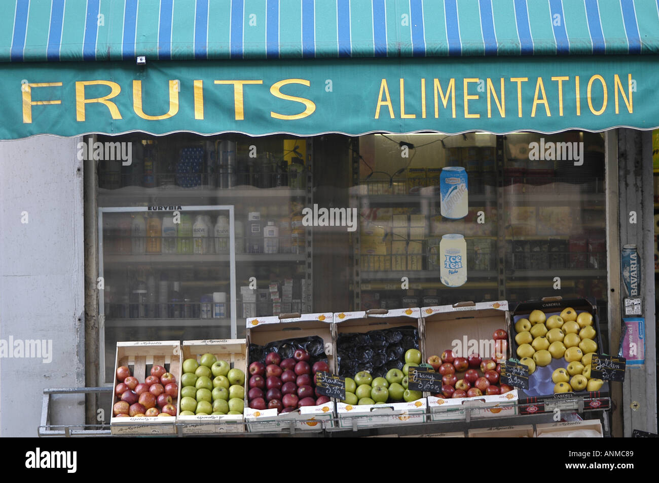 Fruits and Vegetable Shop Food Paris France Stock Photo - Alamy