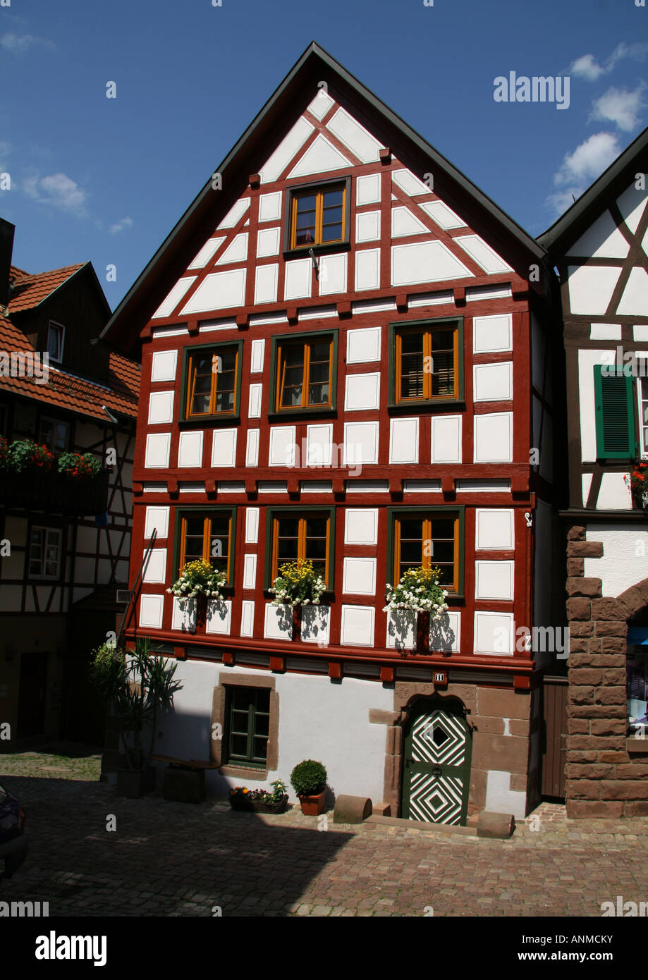 Half Timbered house in Schiltach Stock Photo - Alamy