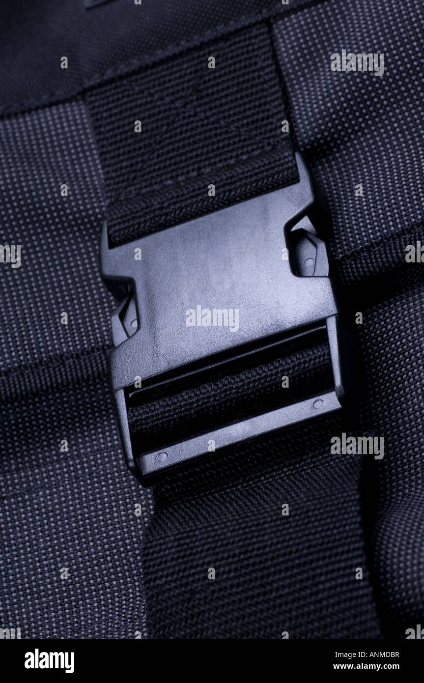 Fastened bag buckle Stock Photo - Alamy