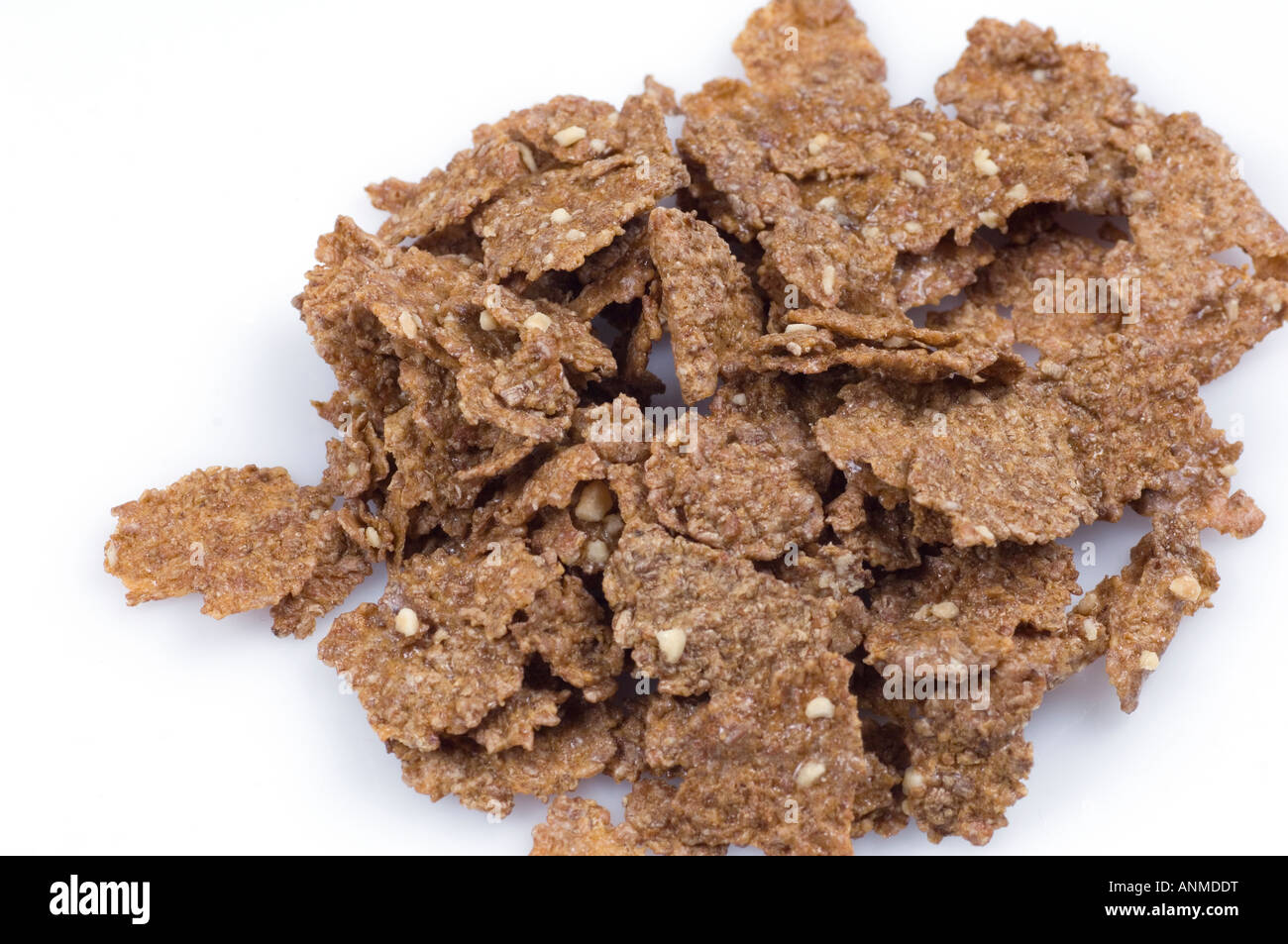 Wheat Bran Flakes Stock Photo - Alamy