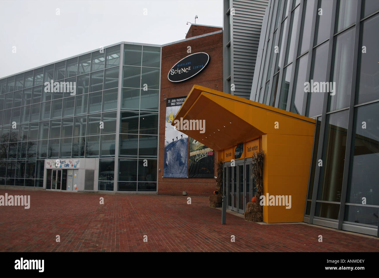 exterior view of entrance to Maryland Science Center Baltimore November ...