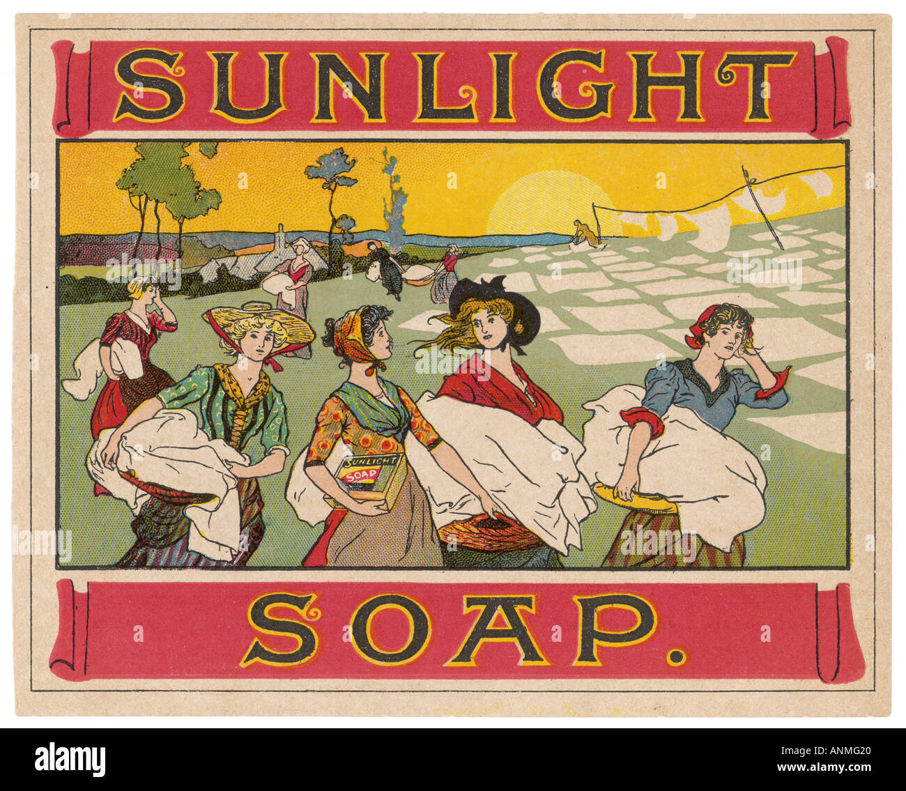 Sunlight soap advert hi-res stock photography and images - Alamy
