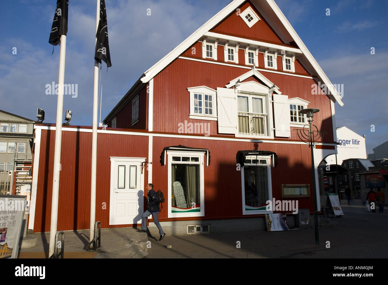 Iceland houses facades hi-res stock photography and images - Alamy