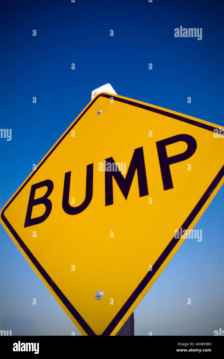 bump road sign pregnancy pregnant bumpy ride Stock Photo - Alamy