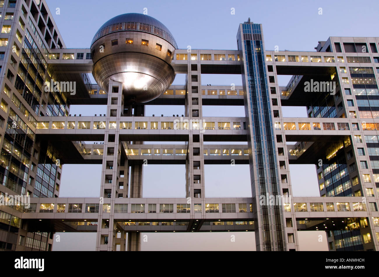 Fuji Television Building at Odaiba in Tokyo Japan Stock Photo - Alamy