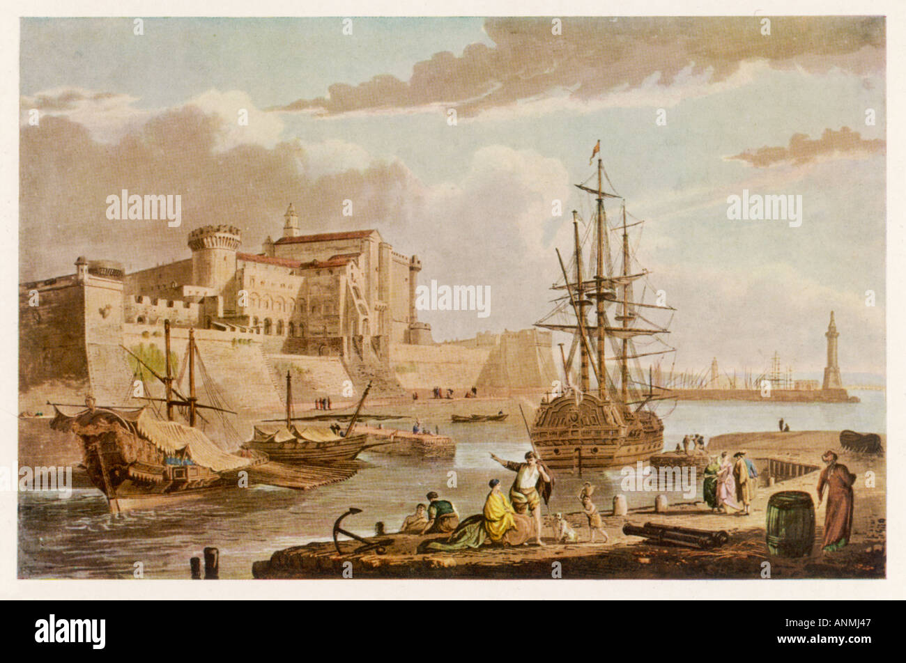 Castello napoli hi-res stock photography and images - Alamy