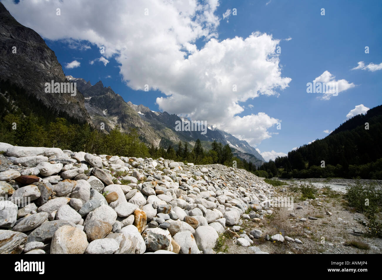 Val Veny, Courmayeur, Italy Stock Photo - Alamy