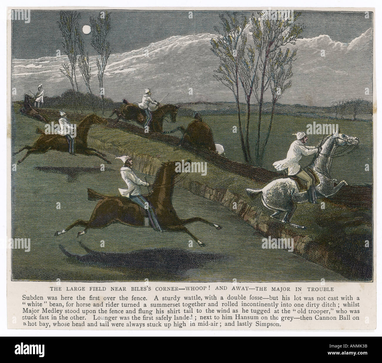 Steeplechase horse racing history hi-res stock photography and images ...