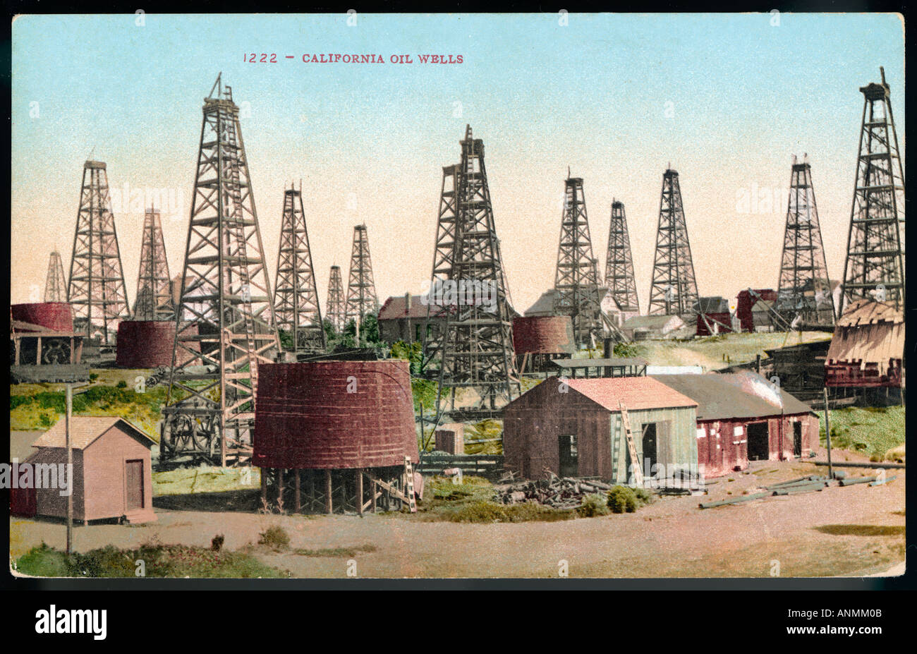 Early oil wells hi-res stock photography and images - Alamy