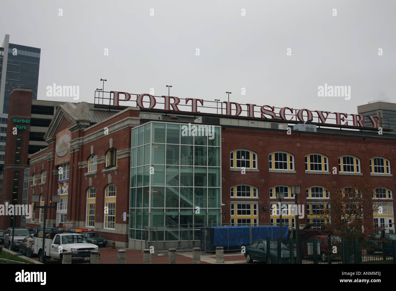 exterior view of Port Discovery Museum Baltimore November 2007 Stock ...