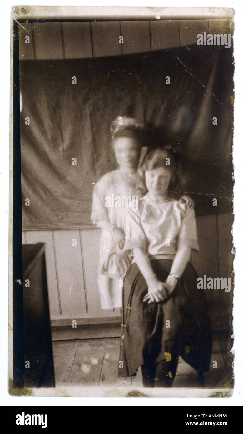 An unidentified girl her spirit sister hi-res stock photography and ...