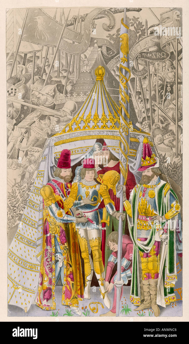 The medieval ceremony knighthood hi-res stock photography and images ...