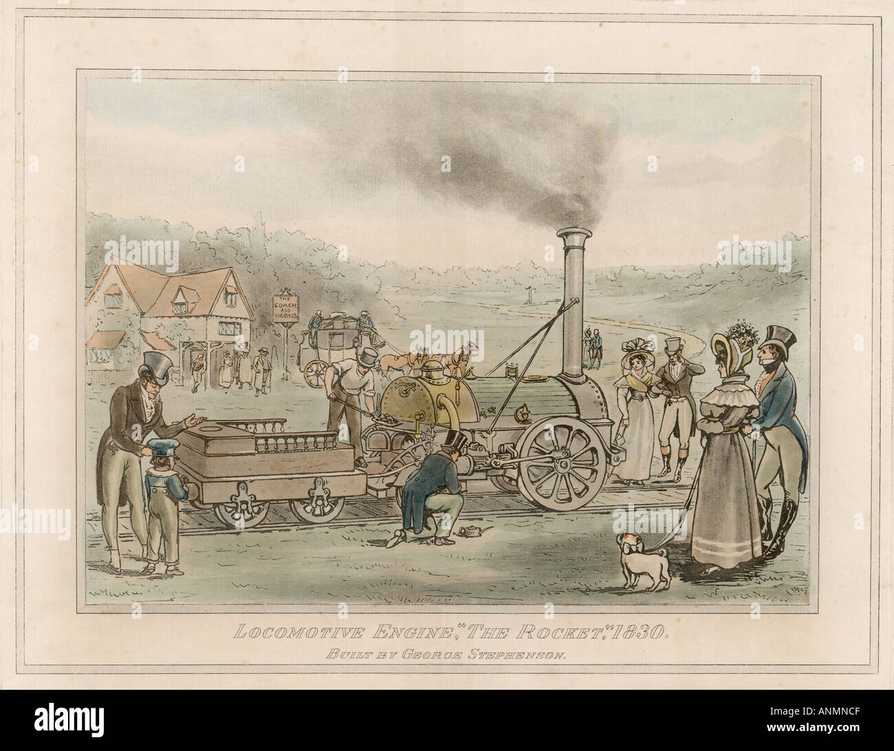 George stephenson rocket hi-res stock photography and images - Alamy