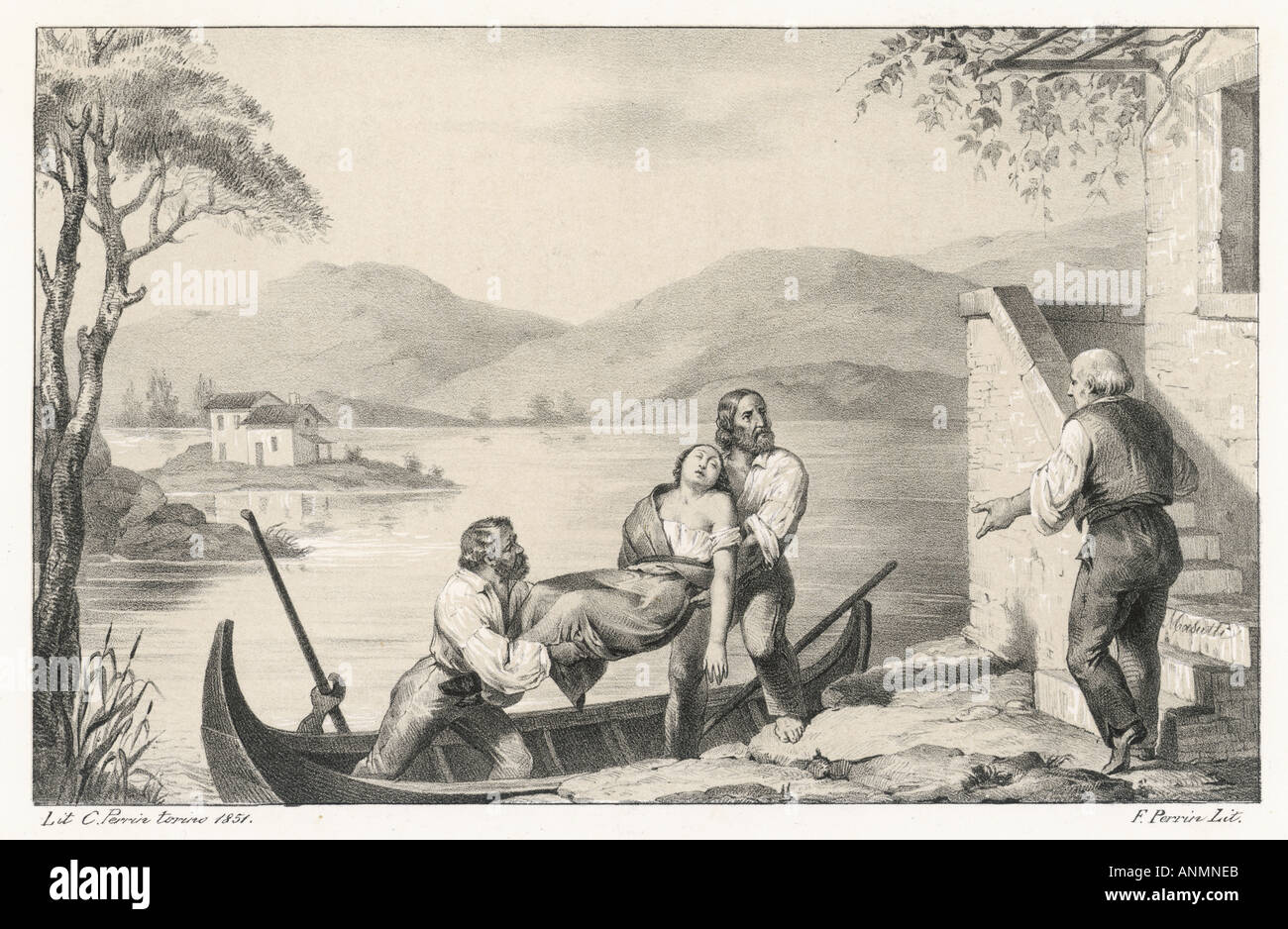 Giuseppe garibaldi wife anita garibaldi hi-res stock photography and ...