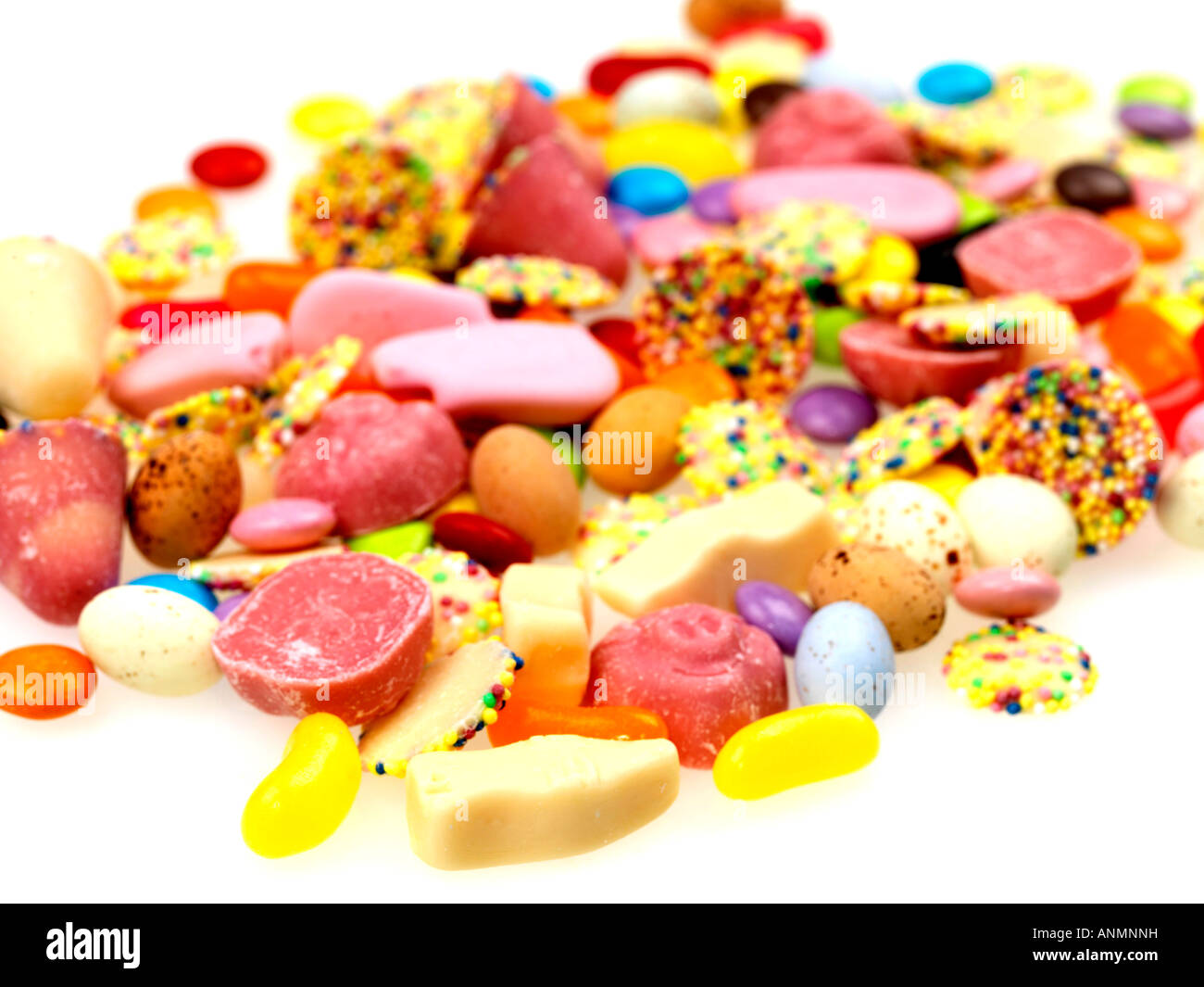 Assorted Colourful Children's Favourite Pick And Mix Sweets ...
