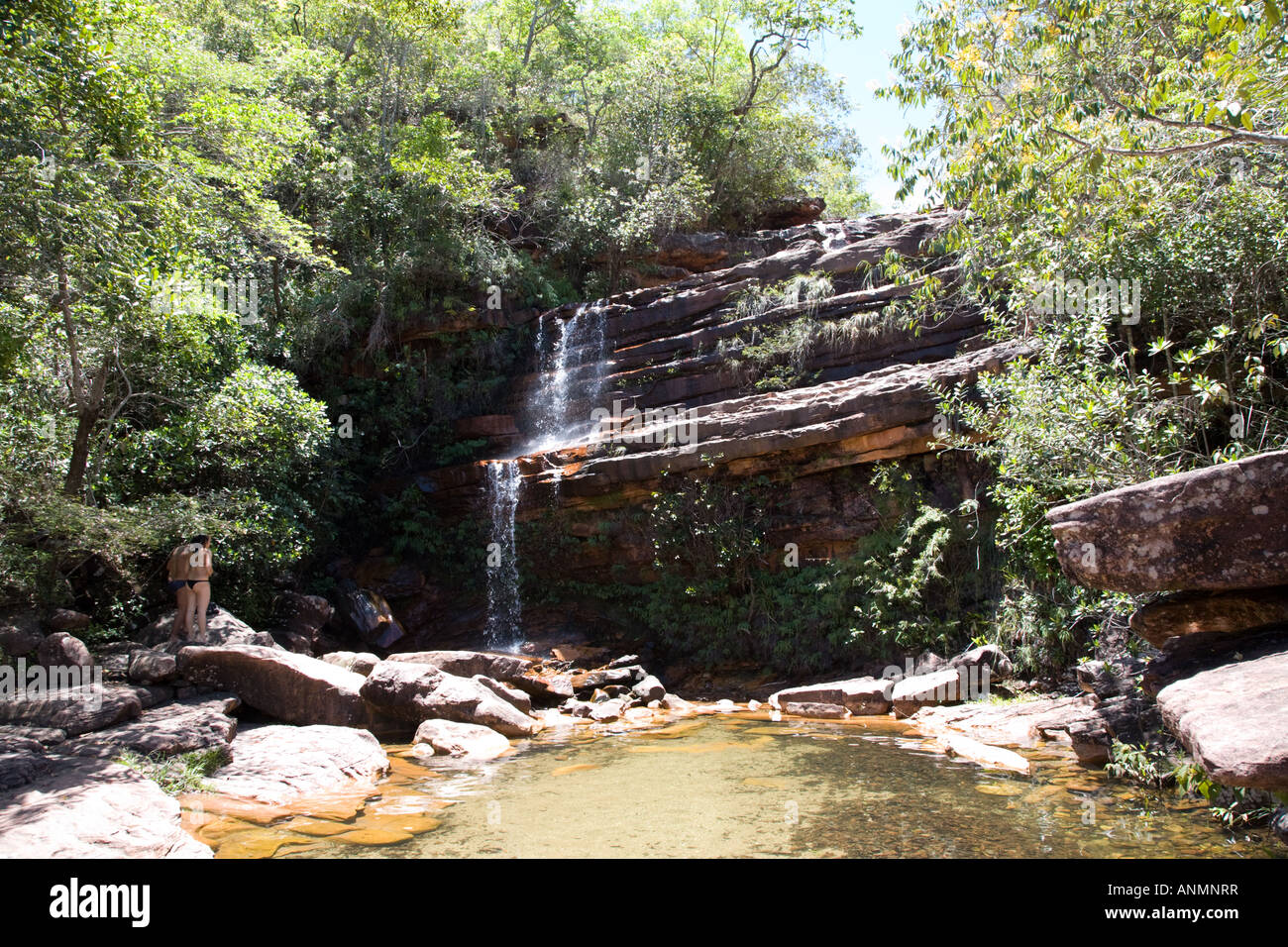 Cachoeirinha, Little Waterfall, Lencois, Parque Nacional da Chapada ...