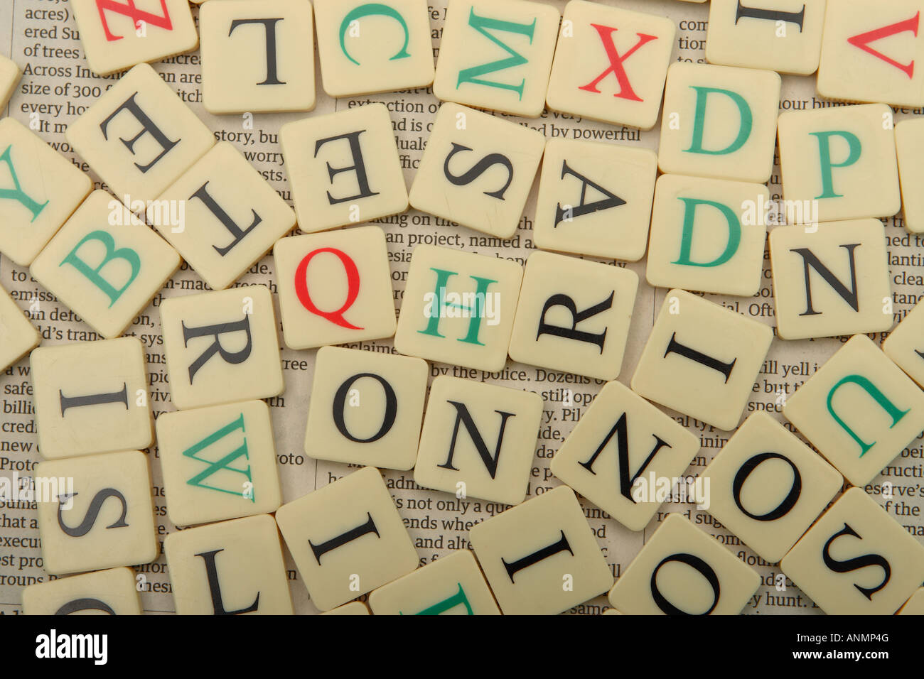 Letter word spelling tile read hidden message Stock Photo - Alamy