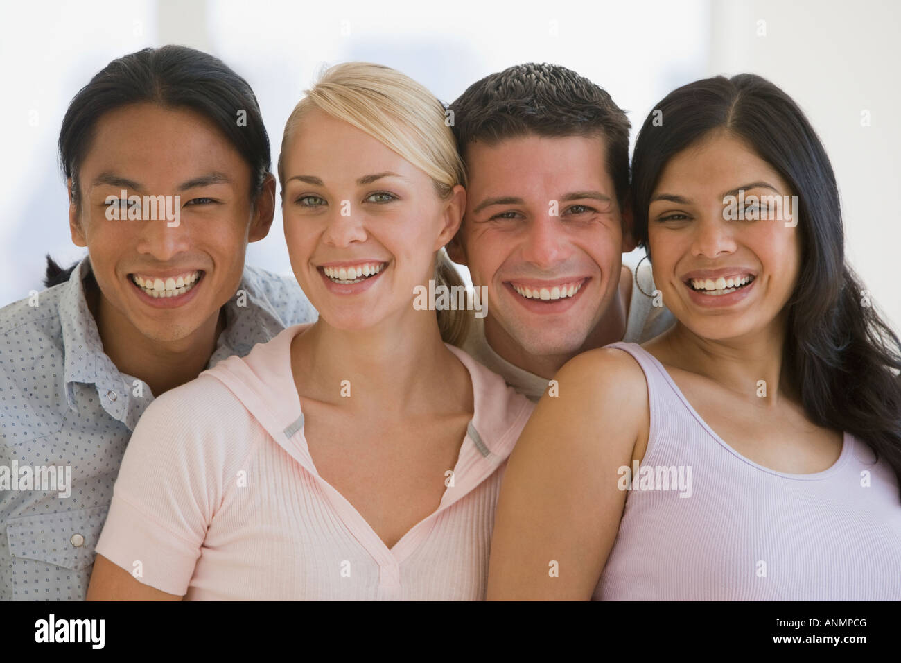 Portrait of multi-ethnic friends Stock Photo - Alamy