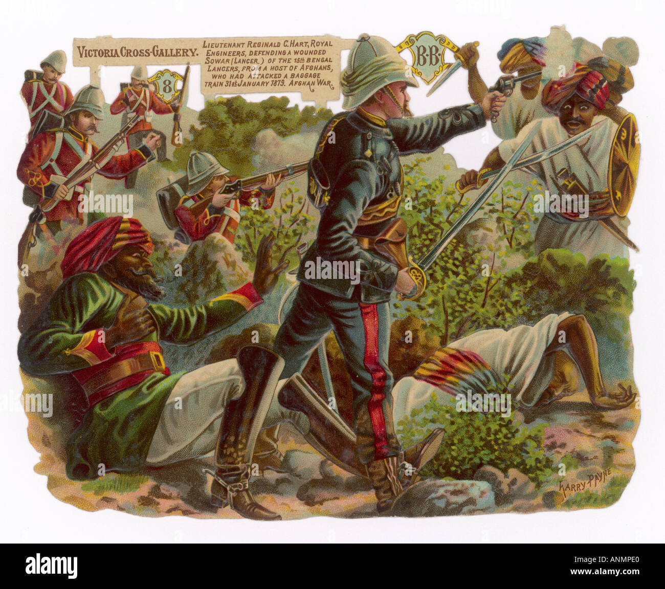 Baggage Train Attacked Stock Photo - Alamy