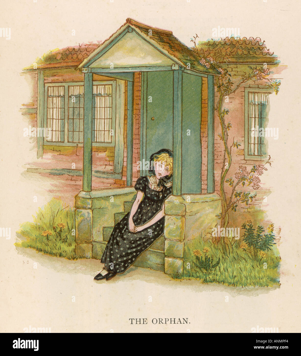 Children Orphan Girl Stock Photo - Alamy