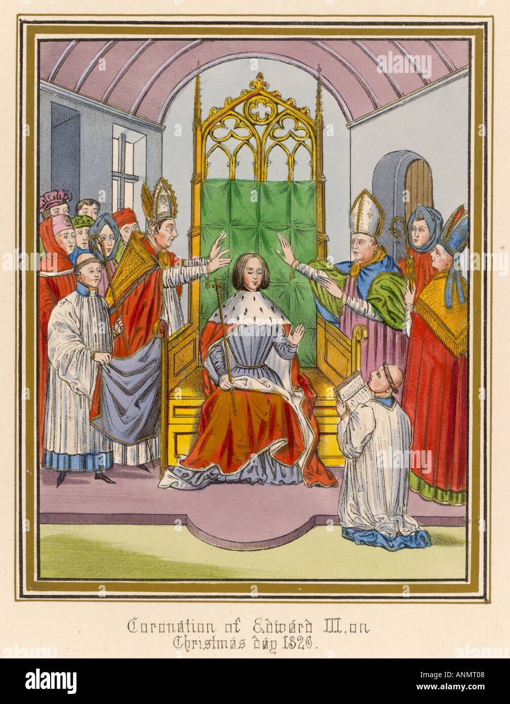 Edward Iii Crowned Stock Photo - Alamy