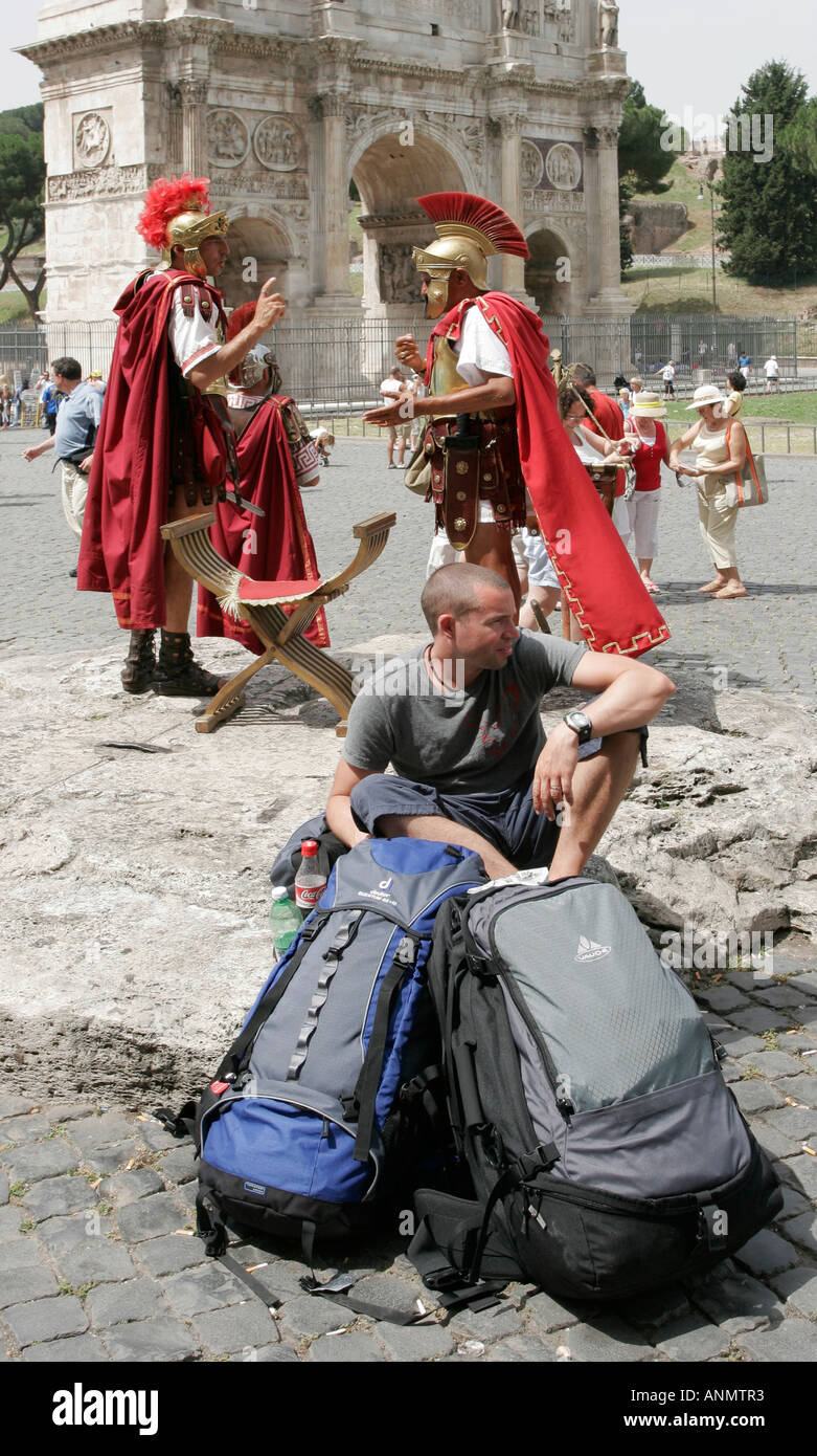 Gladiators at the Coliseum, Rome Stock Photo - Alamy