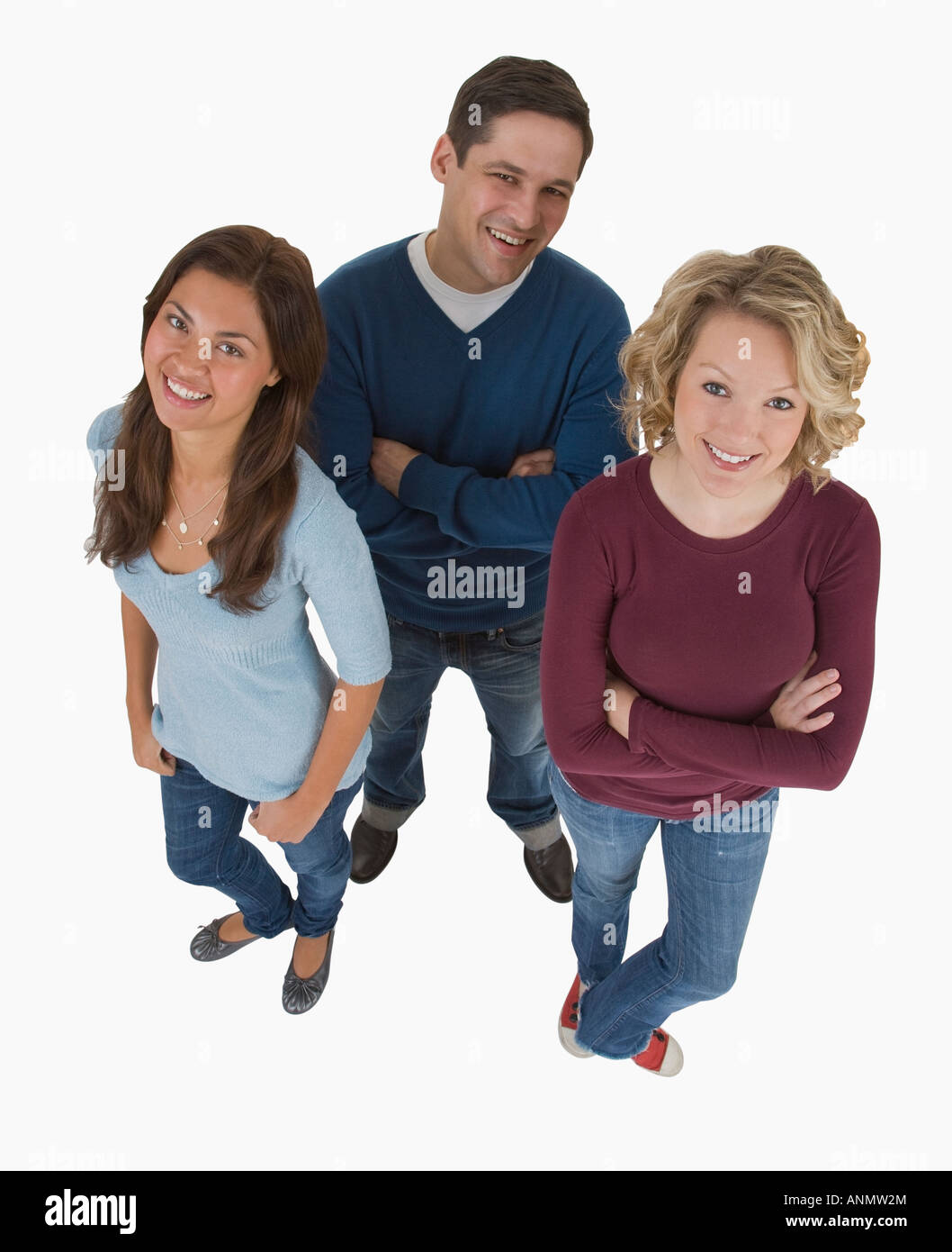 View on smiling friends Cut Out Stock Images & Pictures - Alamy