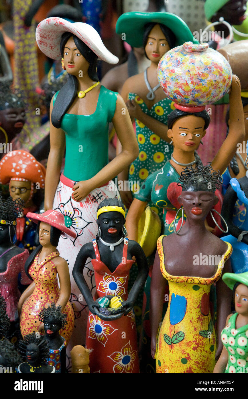 Souvenirs inside Mercado Modelo Market, Salvador Bahia, Brazil Stock ...