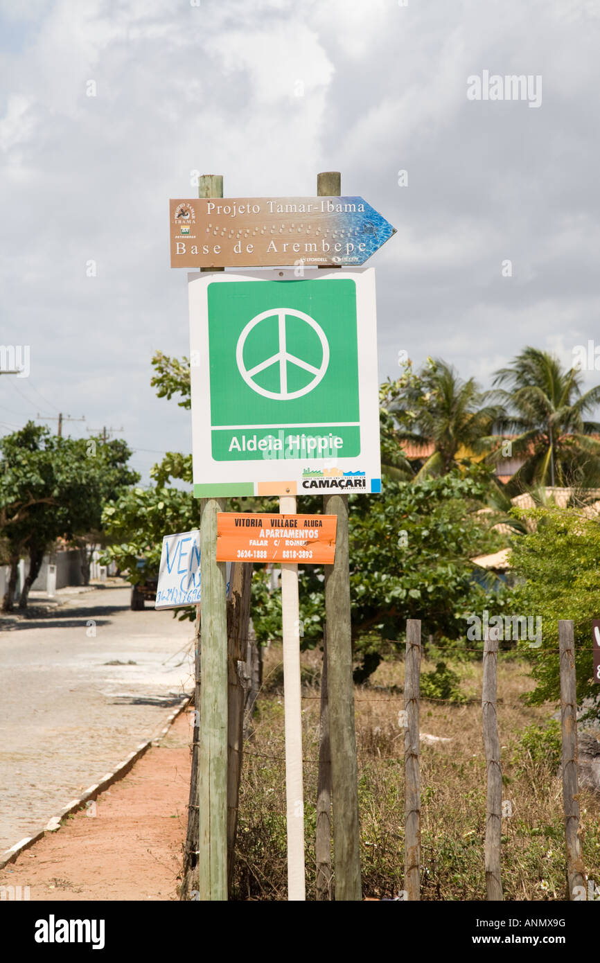 Aldeia Hippie Village, Arembepe, Salvador Bahia, Brazil Stock Photo - Alamy