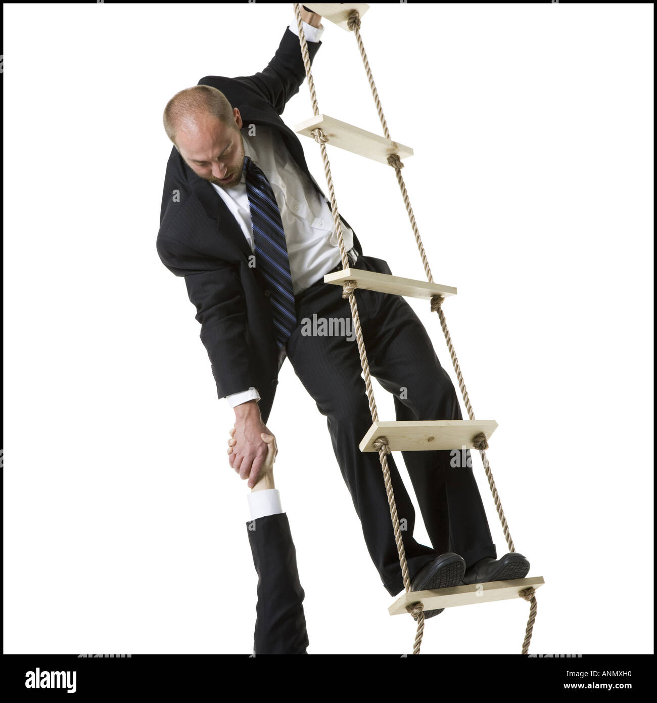 Climb_a_ladder hi-res stock photography and images - Alamy