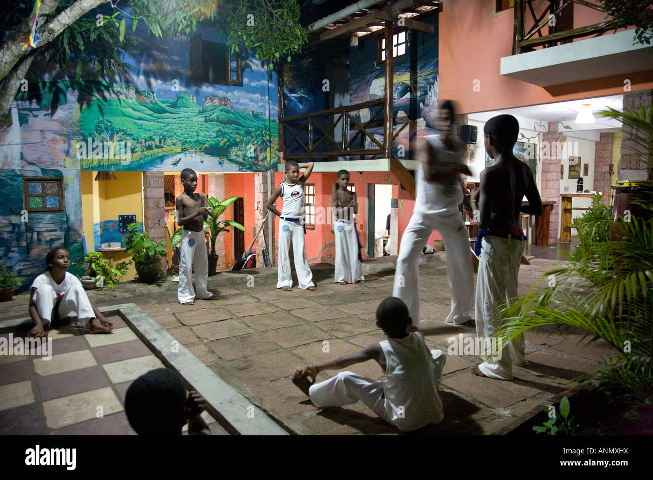 Capoeira Class, Lencois, Parque Nacional da Chapada Diamantina, Bahia ...