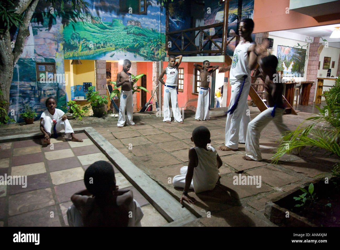 Capoeira Class, Lencois, Parque Nacional da Chapada Diamantina, Bahia ...