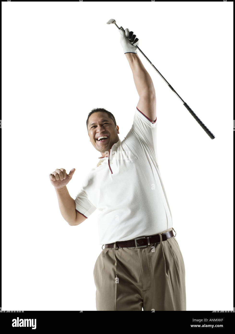 Silhouette man holding golf club hi-res stock photography and images ...