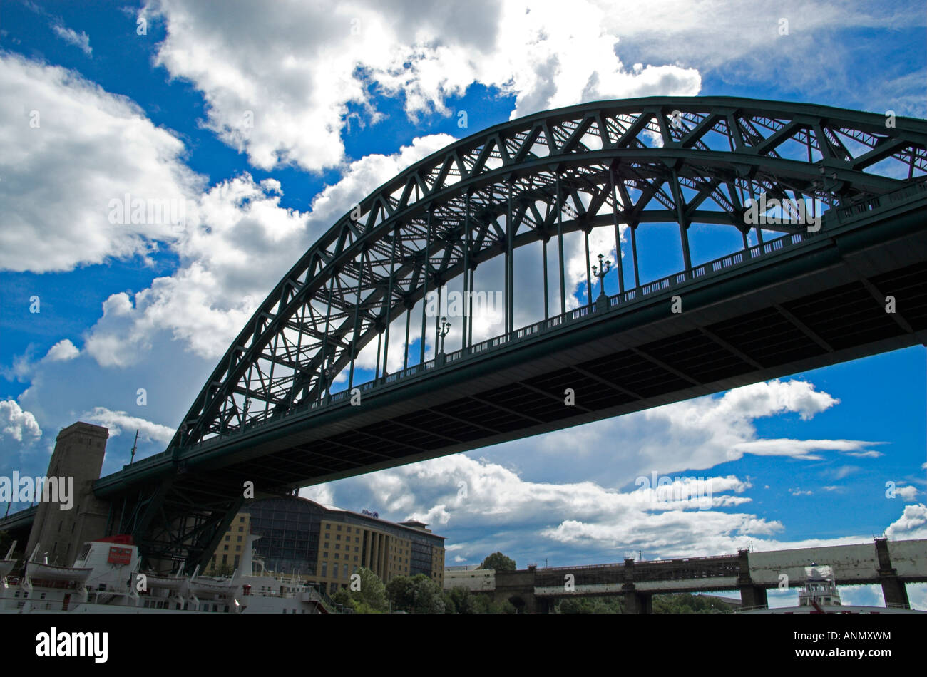 The Tyne Bridge over the River Tyne Newcastle on Tyne England Stock ...