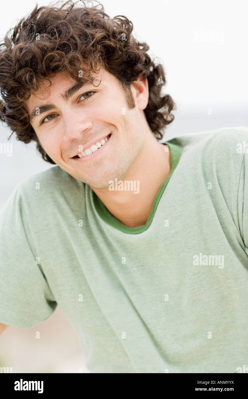 Close up of man smiling Stock Photo - Alamy