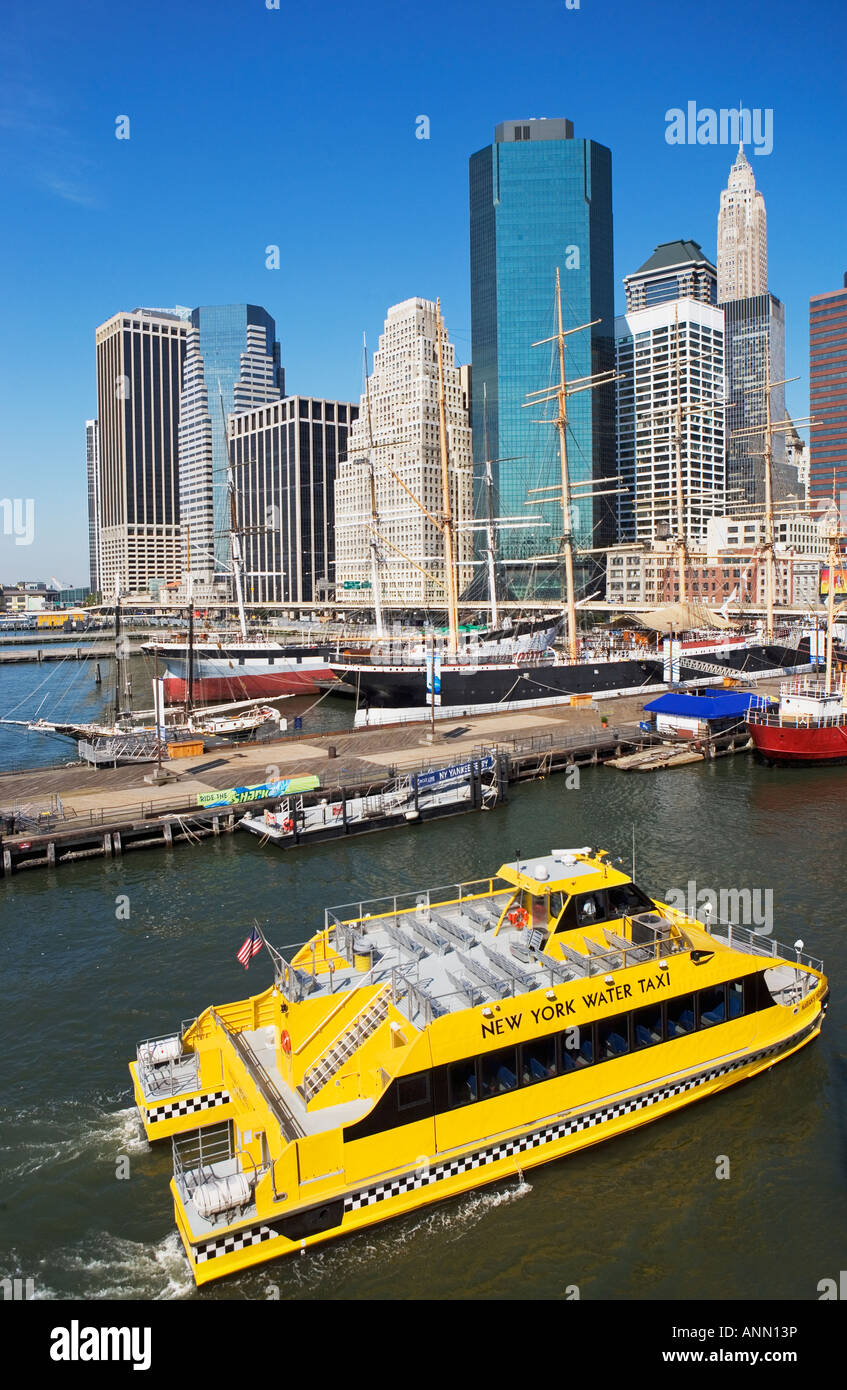 Seaport, New York City Stock Photo - Alamy