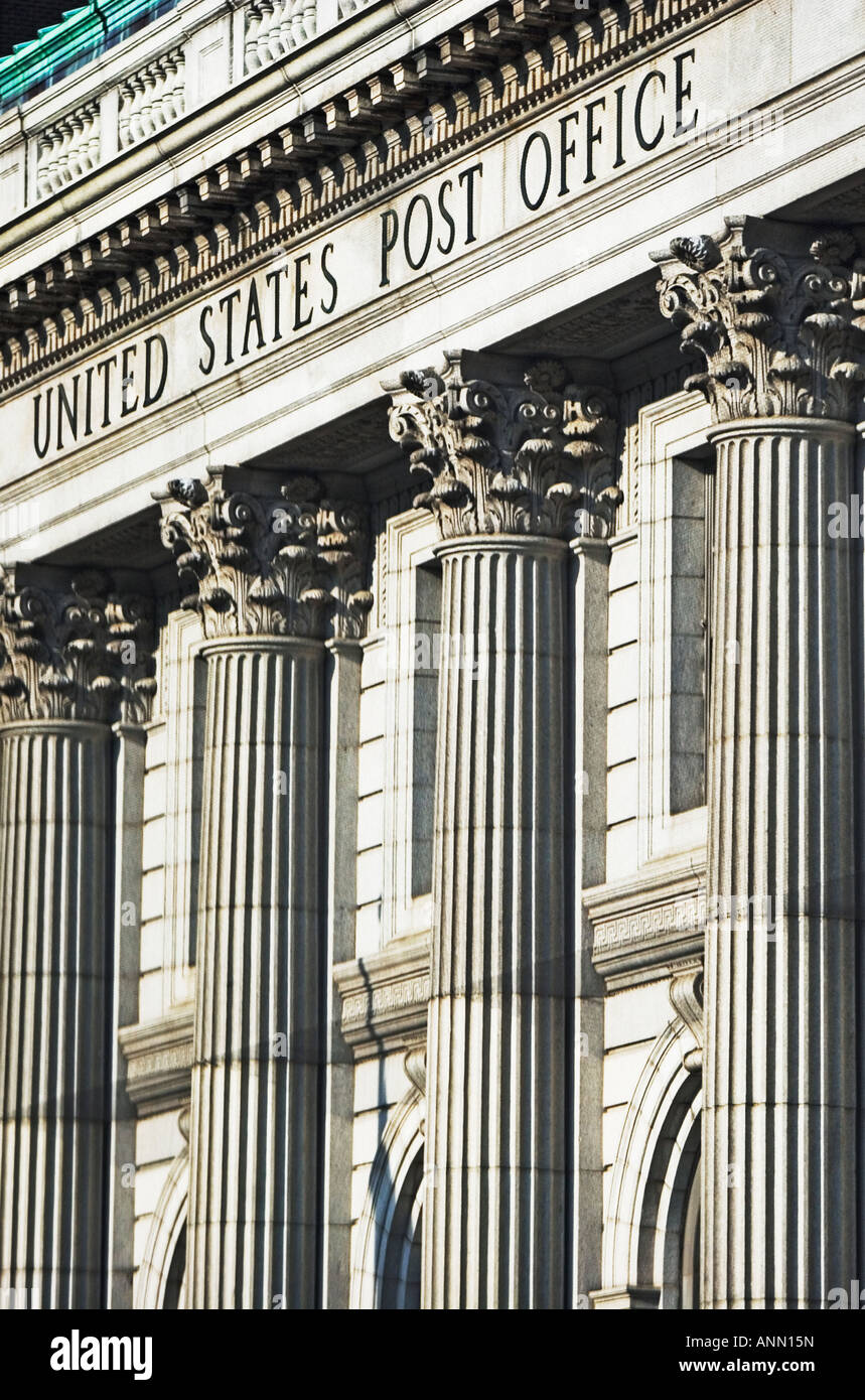 Post Office, columns Stock Photo - Alamy