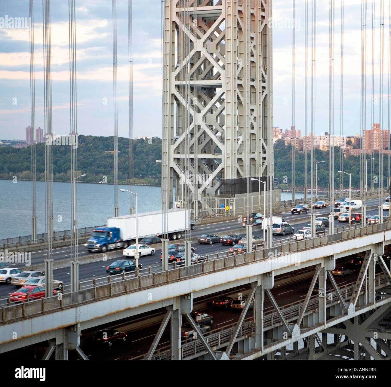George Washington Bridge Stock Photo - Alamy