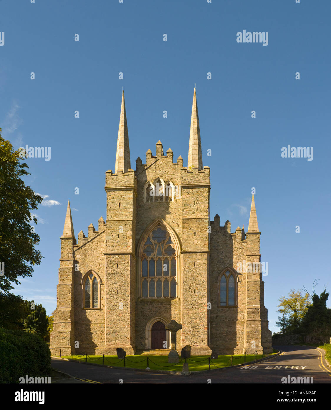 St Patrick's Cathedral, Downpatrick, Co Down, Northern Ireland Stock ...
