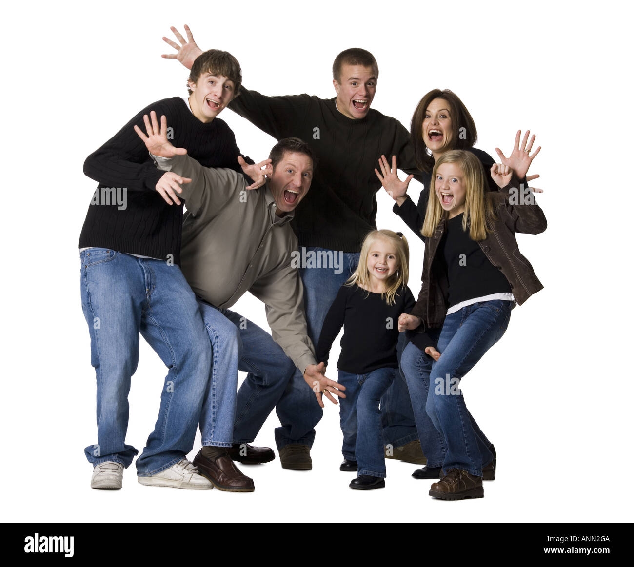 Child making faces Cut Out Stock Images & Pictures - Alamy