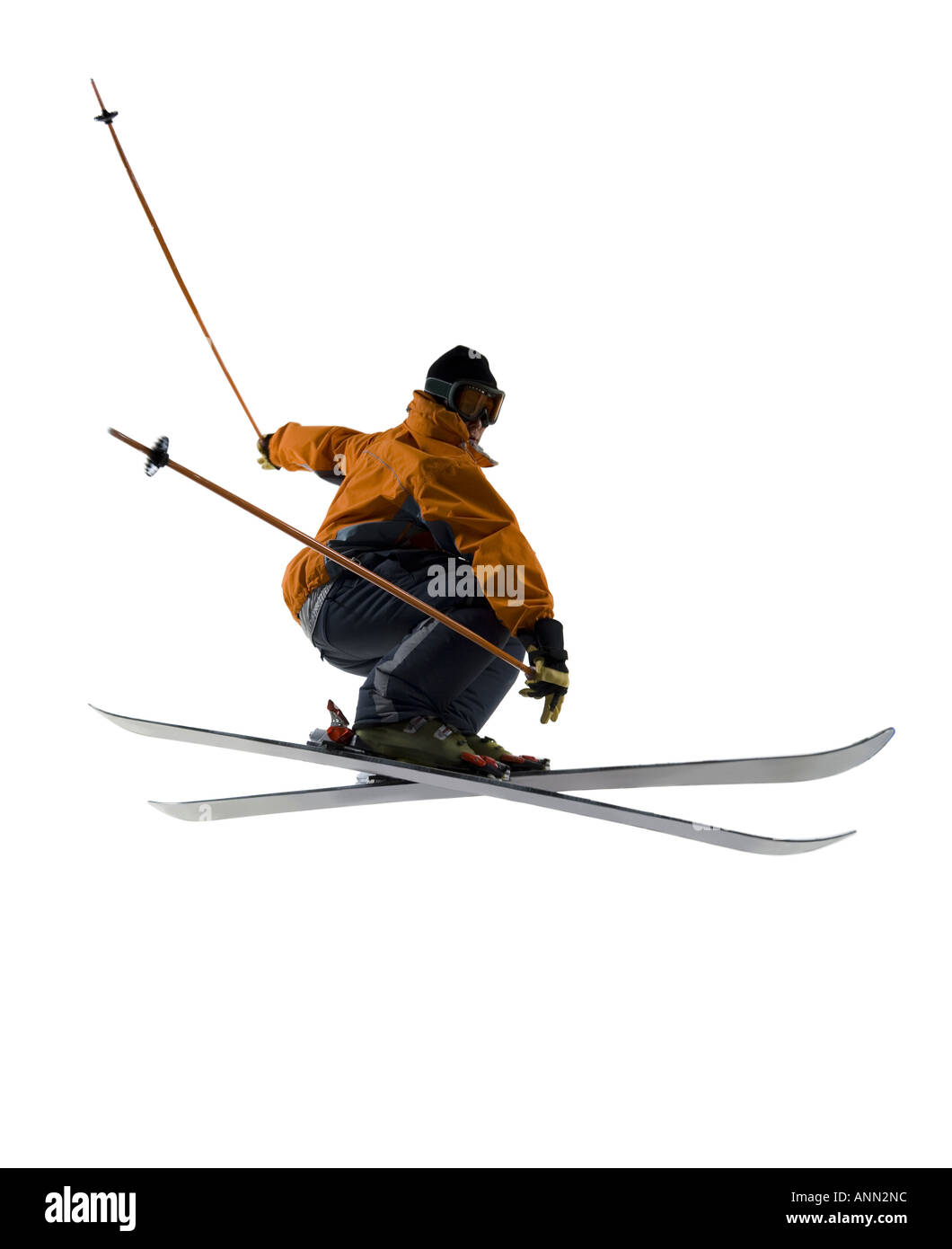 Side profile of a man skiing hi-res stock photography and images - Alamy