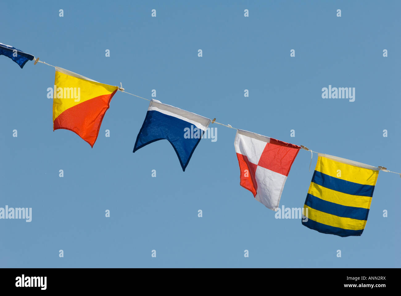 Semaphore flag hi-res stock photography and images - Alamy