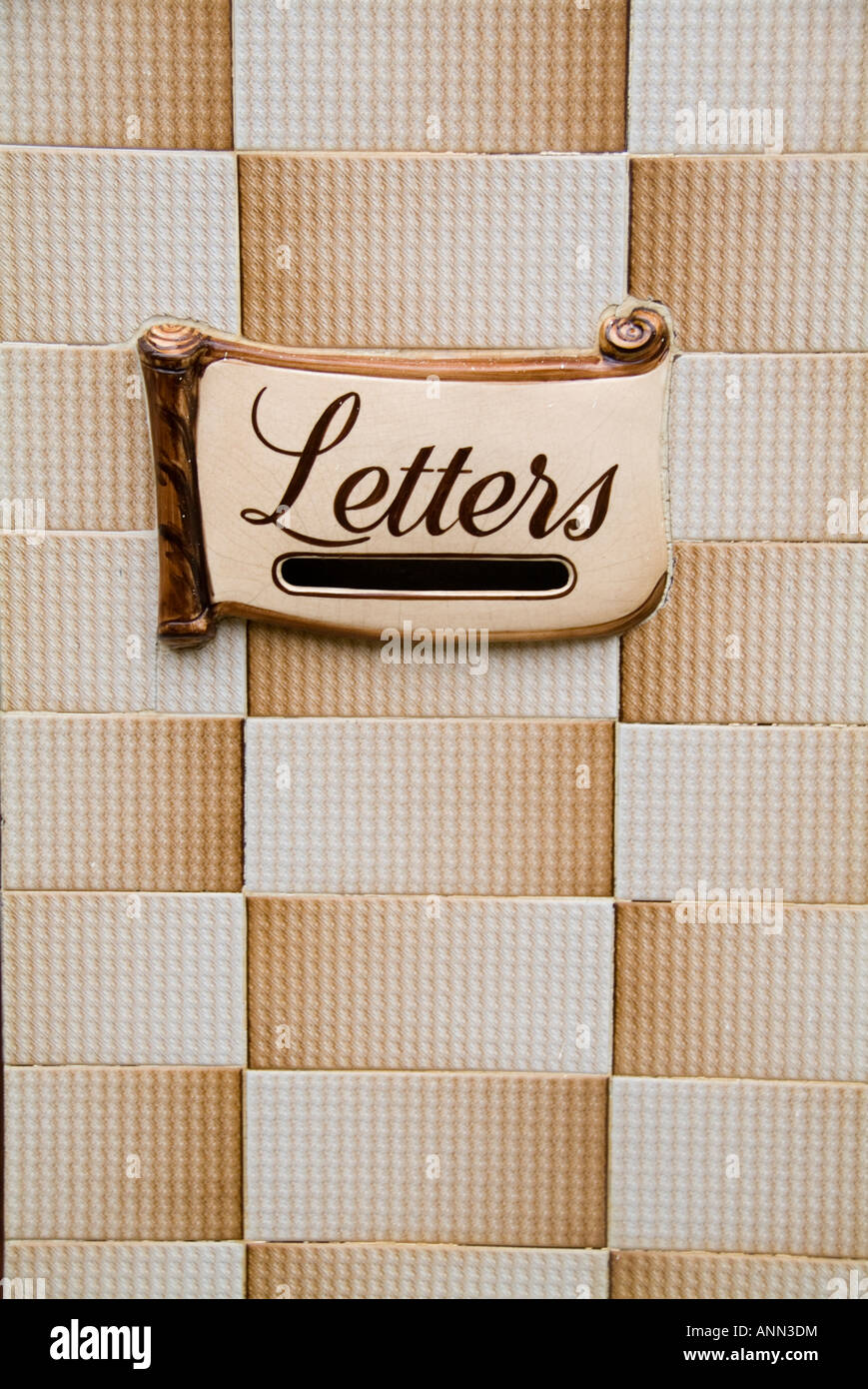 letter box in inbox slot mail mailbox email post Stock Photo - Alamy