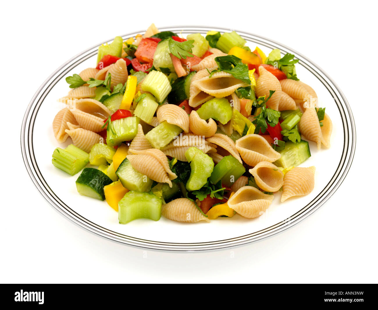 Wholemeal Pasta Salad Stock Photo - Alamy