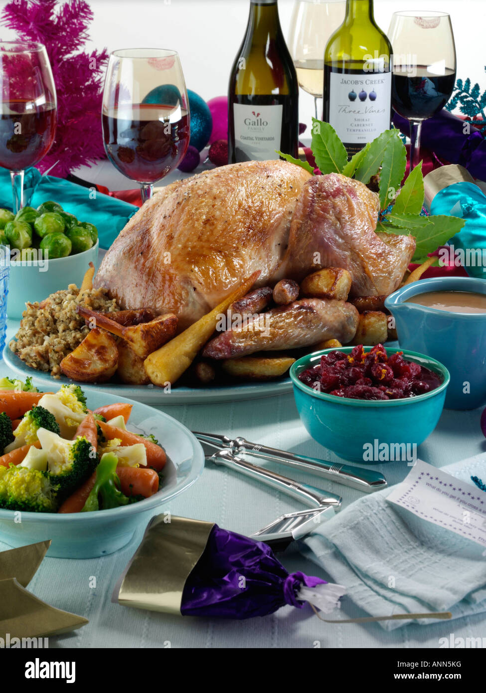 Traditional british christmas dinner hi-res stock photography and ...