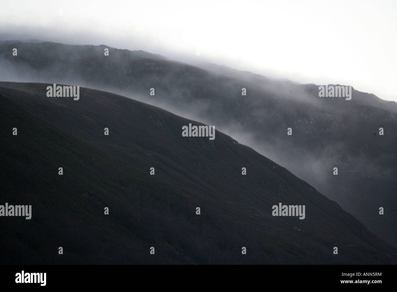 Mist over scottish highlands hi-res stock photography and images - Alamy