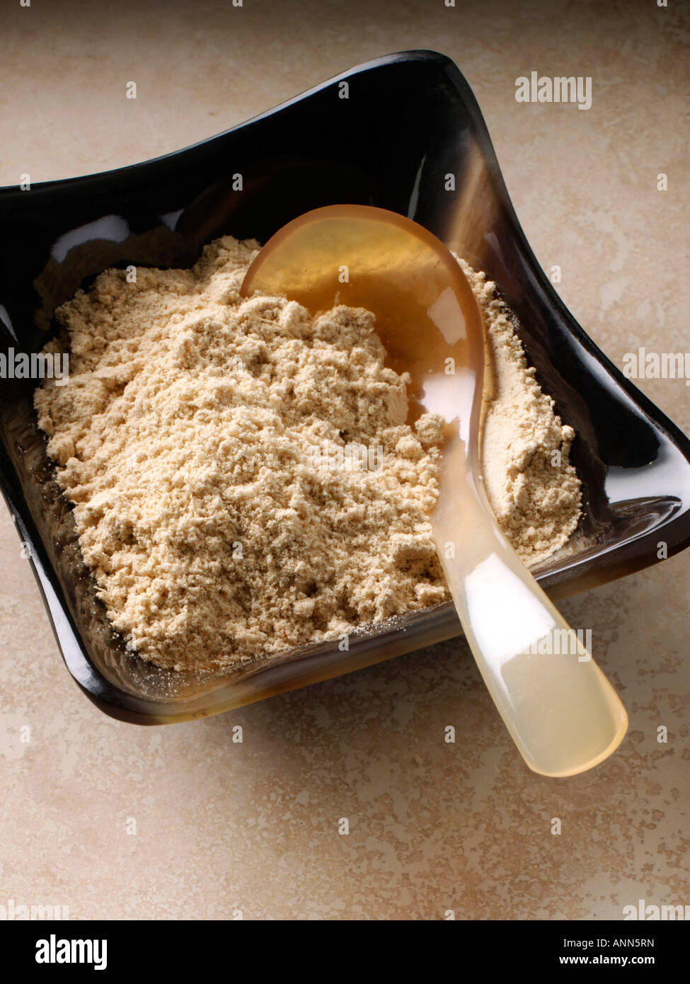 Indian ginger powder in a bowl spices editorial food Stock Photo - Alamy
