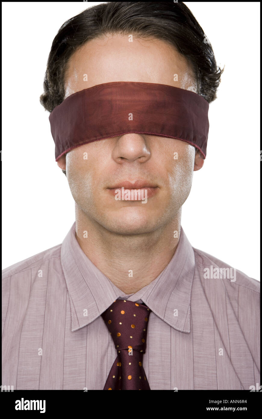 Wearing a blindfold hi-res stock photography and images - Alamy