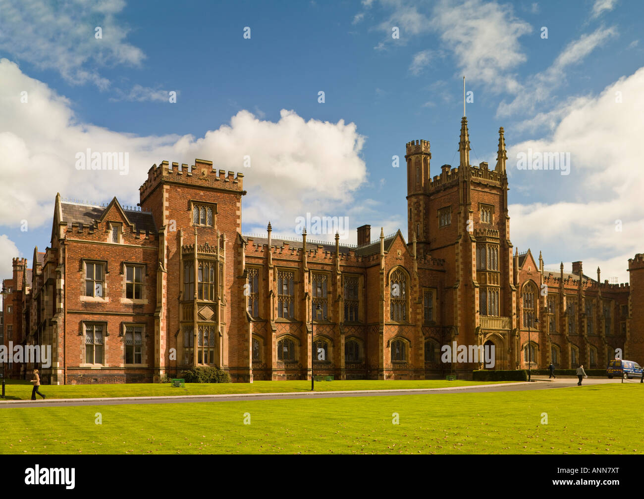 Lanyon building, Queen's University Belfast, Northern Ireland, UK Stock ...