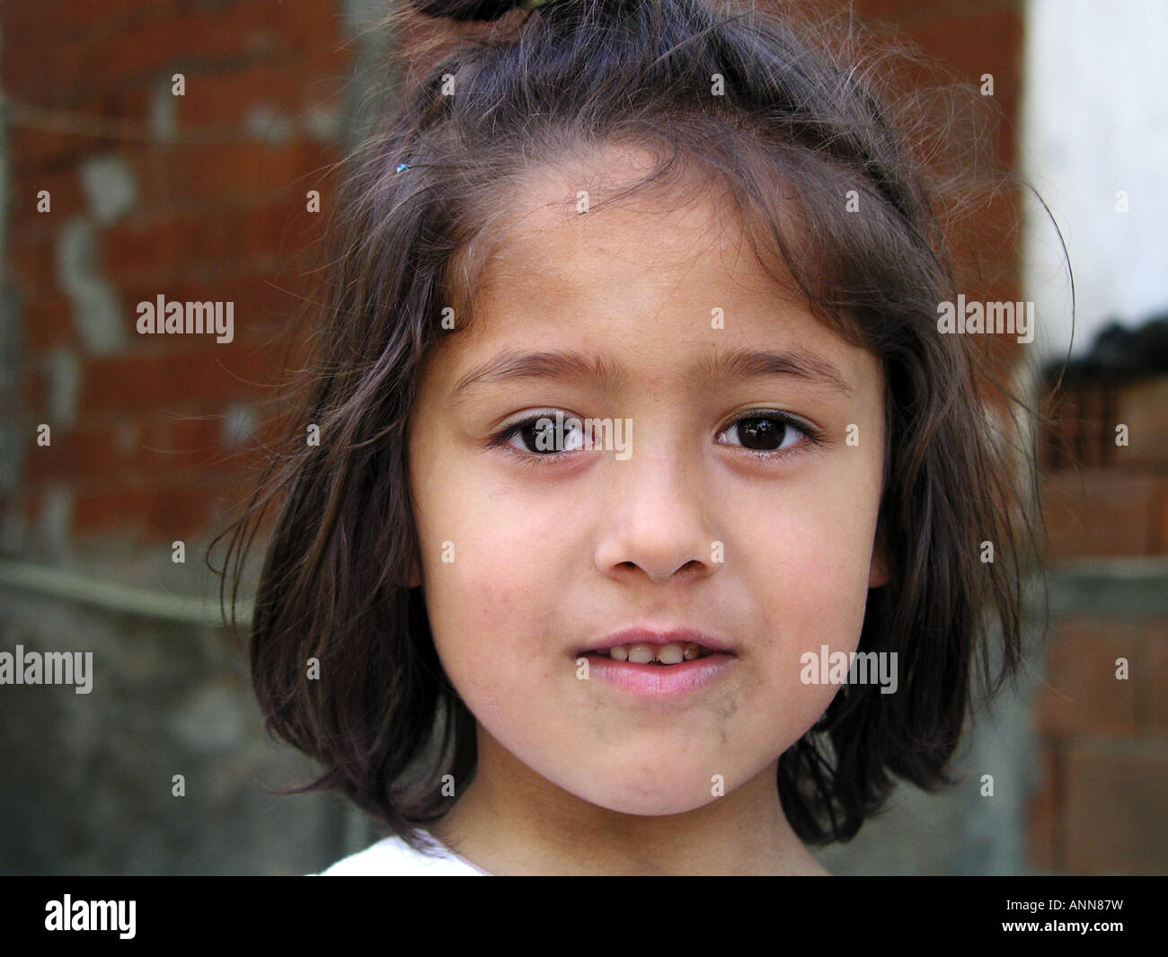 portrait of young Turkish girl in the village of Dalyan Stock Photo - Alamy